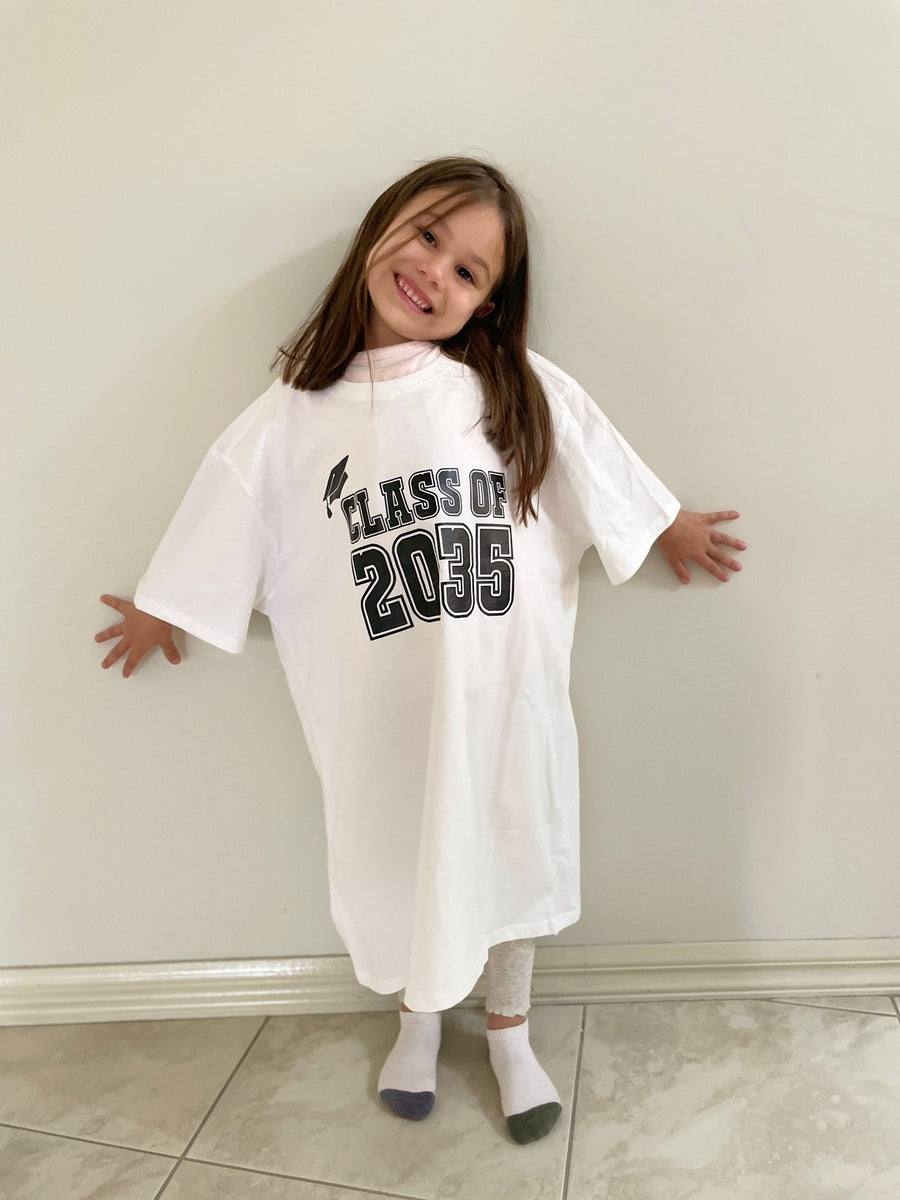 Kindergarten To Graduation Grow With Me Tee – Blaze Apparel & Merchandise